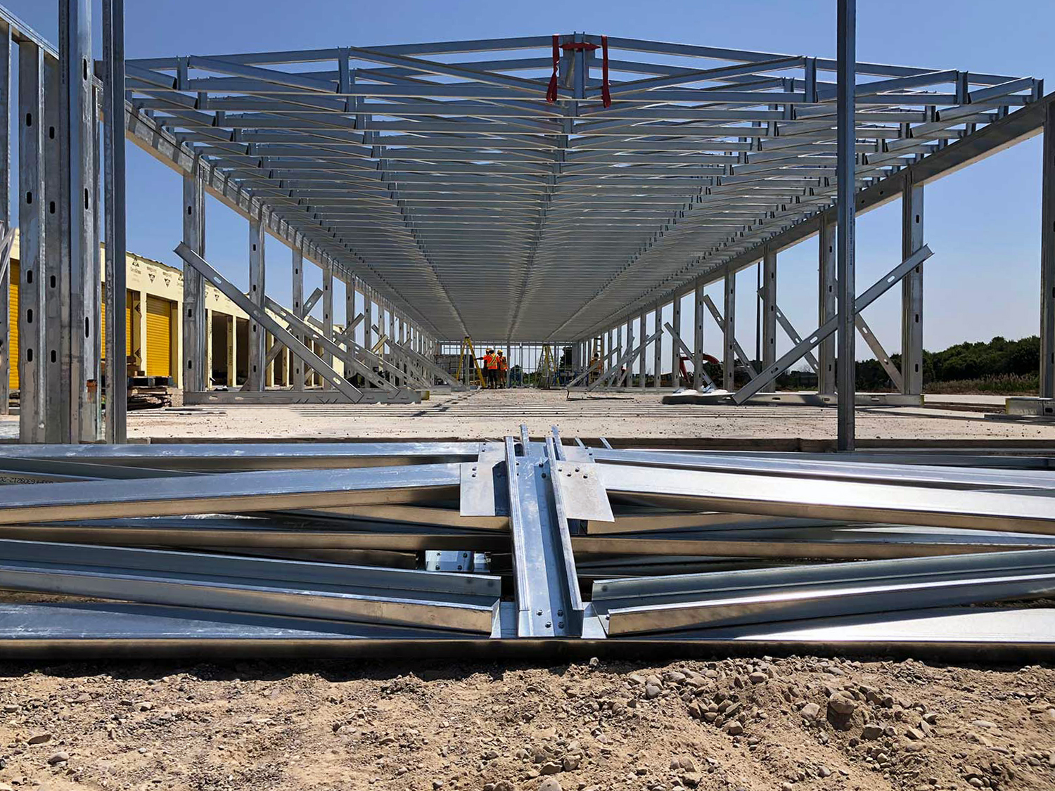What is Steel Frame Structure Building Construction? - Dass Metal Products